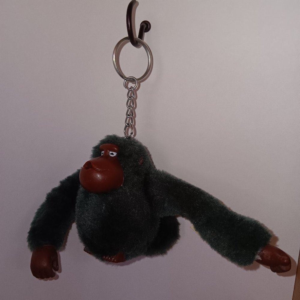 Kipling Keychain Vintage Plush Ape Monkey Named Bob - Gem